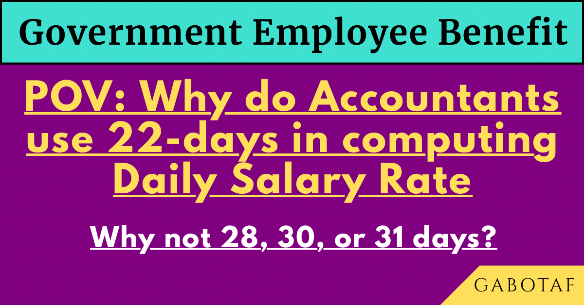 FULL LIST of Government Employee Benefits and their Legal Bases — GABOTAF
